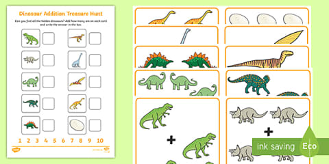 Dinosaur Scavenger Hunt Riddles - Follow the Footprints