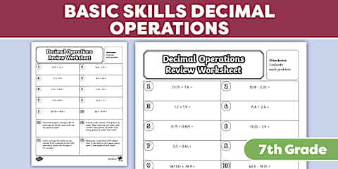 Mastering Decimal Calculations: BEDMAS Practice Worksheet