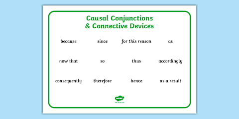 Causal Conjunctions Display Poster