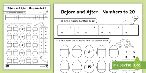 Superhero Missing Number 1 to 20 Activity (Ages 4 to 6)