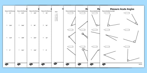 Year 7 - Year 10 Maths Angle Rules: Knowledge Organiser and Revision ...