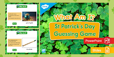 I Am Lucky! St. Patrick's Day Four-Leaf Clover Writing Craft