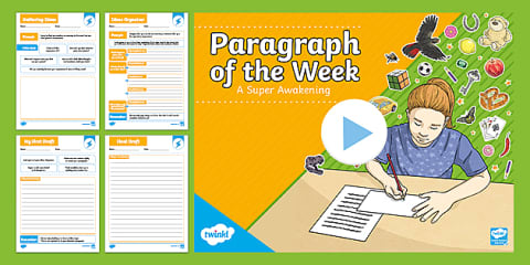 KS2 All About Me Paragraph Writing Teaching Pack