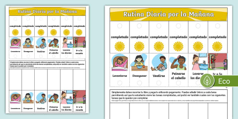 Actividad: Mi Rutina Diaria