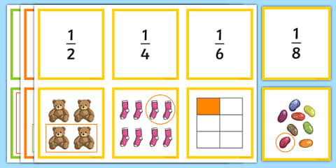 Fractions Matching Cards