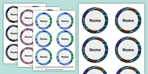 Editable Name Colouring Bookmark