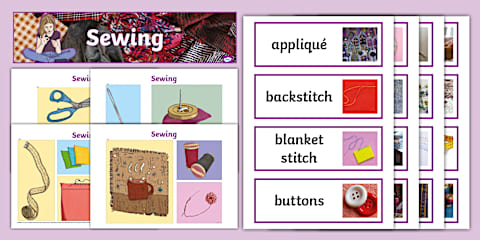 Sewing Machine Diagram Activity Pack