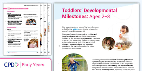 Characteristics of Effective Teaching and Learning: Toddlers
