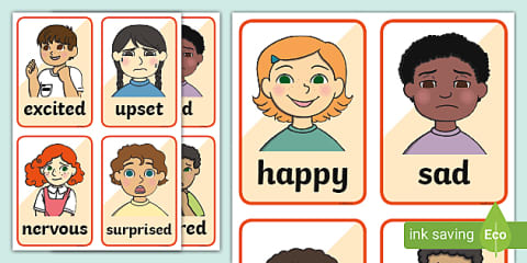 Feelings Flash Cards