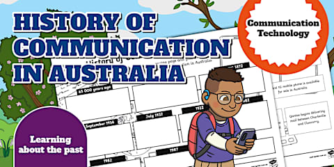 Communication Past and Present Display Photos