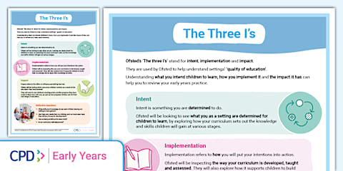 EYFS Seven Key Features of Effective Practice Poster (New EYFS 2021)