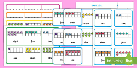 Double Tens Frame 1 - 20 Bingo
