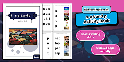 Reinforcing Sounds: ck, e, u and r Activity Book