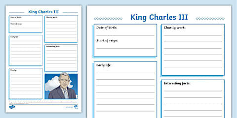 King Charles III Word Search