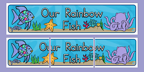 Story Sack Resource Pack to Support Teaching on The Rainbow Fish - ESL ...