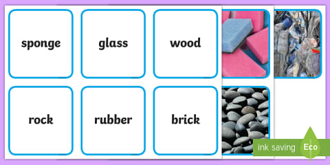 Sorting Materials Game - Printable Card Pack