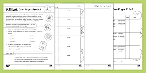 Water Cycle Flap Book for 6th-8th Grade