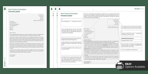 Writing a Formal Letter Lesson 1 Planning