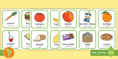 Food Group Sorting Activity English/Spanish
