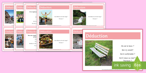 French Guided Reading Skills Task Cards Inference