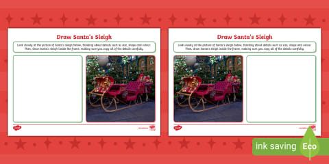 Build Santa a New Sleigh STEAM Activity French