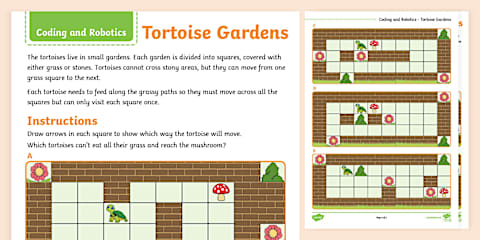 Grade 4 Robotics and Coding - Term 1 - Coding - Worksheet: Recognising ...