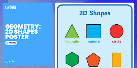 2D Shapes Anchor Chart