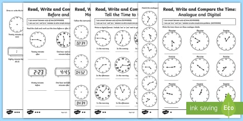Elapsed Time Worksheets | Telling the Time | Twinkl