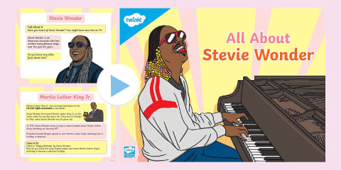 Influential Black Musicians: Stevie Wonder Fact File Template