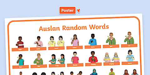Auslan Back to School Classroom Signs Word Mat