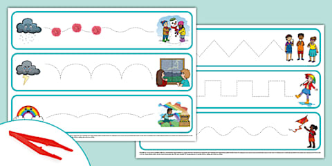 Weather-Themed Number Sequencing Photo Puzzles