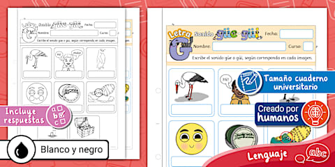 Examen competencial de Primer ciclo: Lengua castellana - Palabras con ...