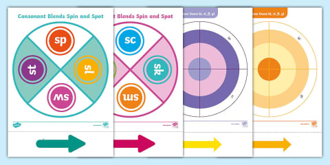 Double Consonant Blend Matching Activity Cards
