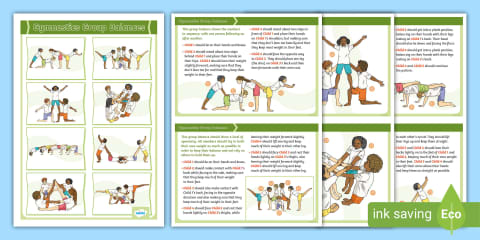 Foundation PE - Gymnastic Rolls Support Cards