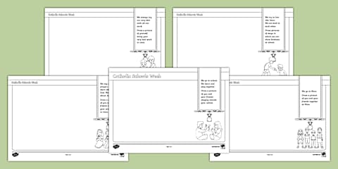 Catholic Schools Week Writing Prompts Activity Sheets