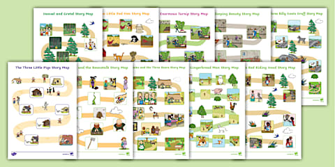 KS2 Story Map Template