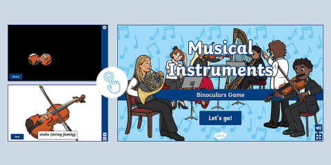 Musical Instruments Interactive Quiz