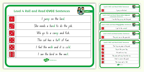 Roll a Silly Sentence