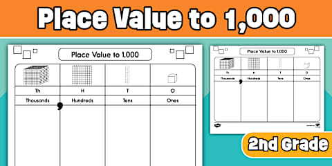 Second Grade Addition to 1, 000 Practice Worksheets