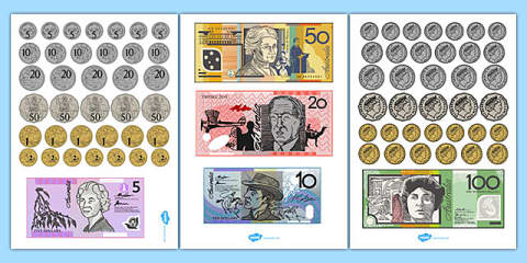 Australian Coins and Notes Printable Resource Pack