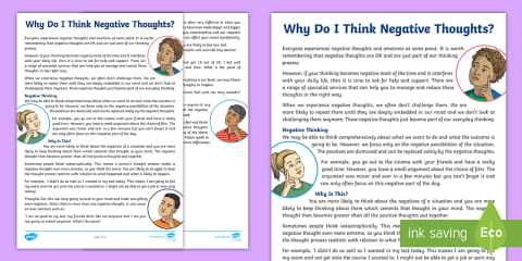 Parent Guide: Supporting Your Child with Negative Thoughts