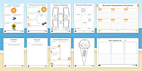 My Holiday Snapshot Home-Themed Writing Template