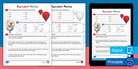 Solving Proportions Worksheet for 5th Grade | Twinkl USA