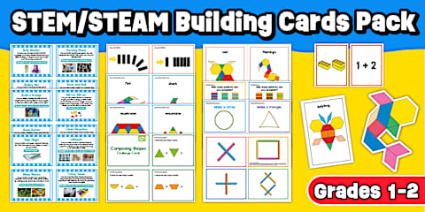 STEM Challenge: 2D and 3D Marshmallow Toothpick Structures for K-2nd Grade