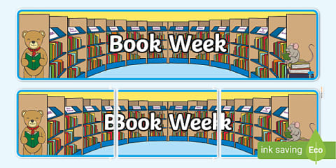 Book Week Display Lettering