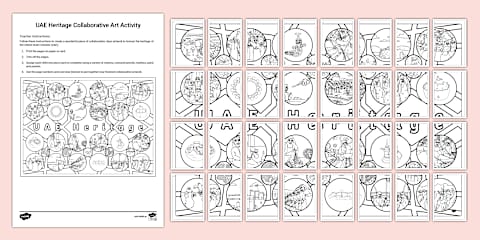 EYFS UAE Maths Activity Sheets