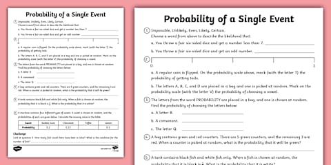 Seventh Grade Compound Probability Lesson Pack