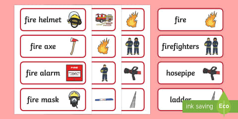Fire Safety Matching Cards
