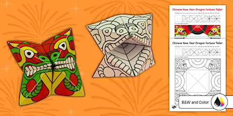 Happy New Year Colouring Placemats