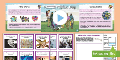 'International Human Rights Day' PowerPoint, Comprehension, Cloze ...
